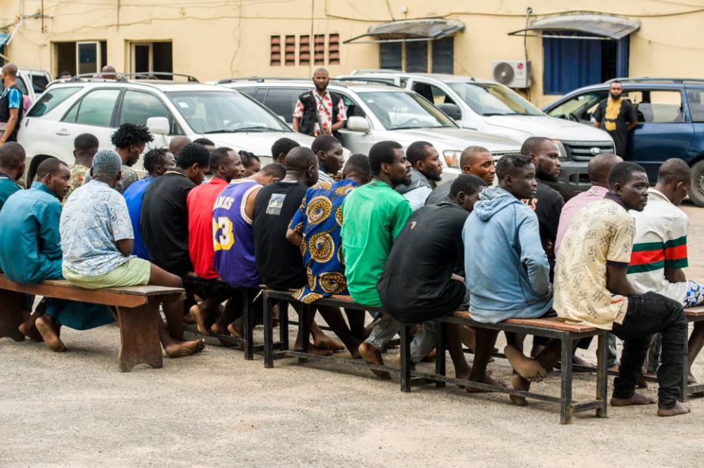 Lagos Police Parade 32 Suspects, Warn Against Illegal Possession of ...